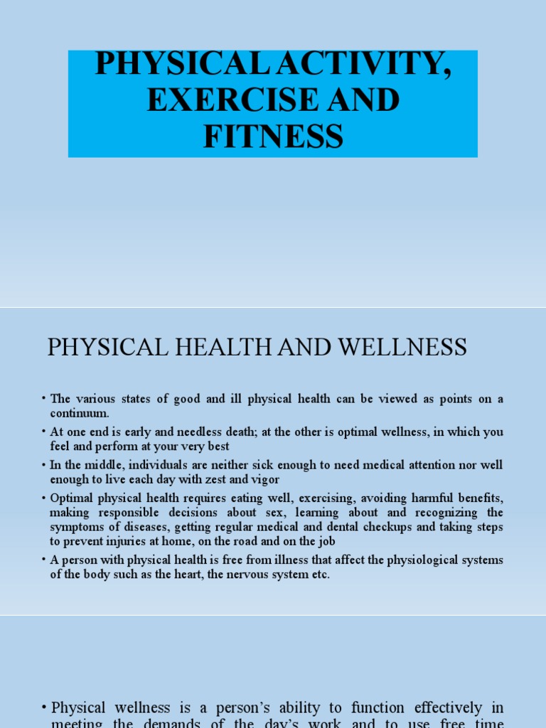 Health and Fitness | PDF | Physical Fitness | Skeletal Muscle