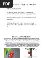 Class 9 Motion | PDF | Acceleration | Velocity