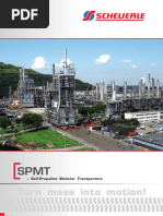 SPMT Description Incl Drawings | PDF | Trailer (Vehicle) | Crane (Machine)