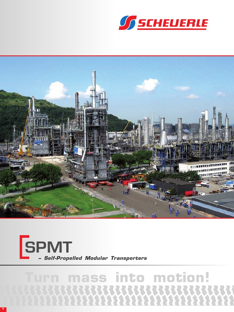 SPMT Technical İnformation and Drawings | PDF | Axle | Automotive ...