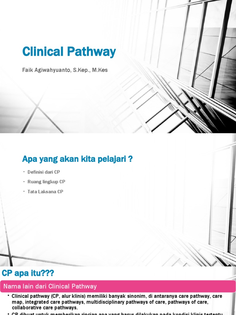 Materi 3 (Clinical Pathway) | PDF