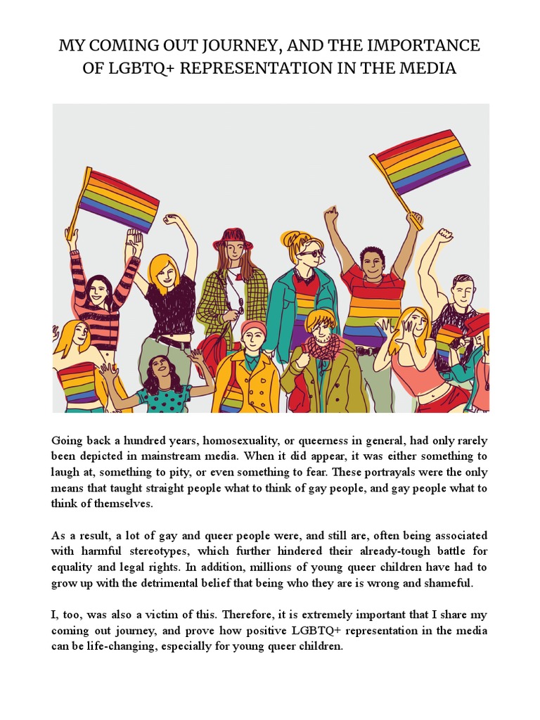 Queer Representation - A Personal Booklet | PDF | Gender | Gender Studies