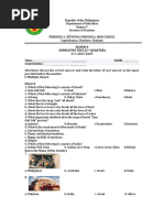 Grade 9 Visual Arts Test | PDF | Leonardo Da Vinci | Michelangelo