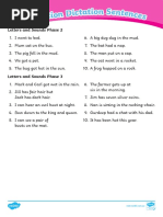 Lesson 1 Mat Sat Cat Bat Pat Hat Fat Rat A Fat Cat Pat The Bat Sat On ...