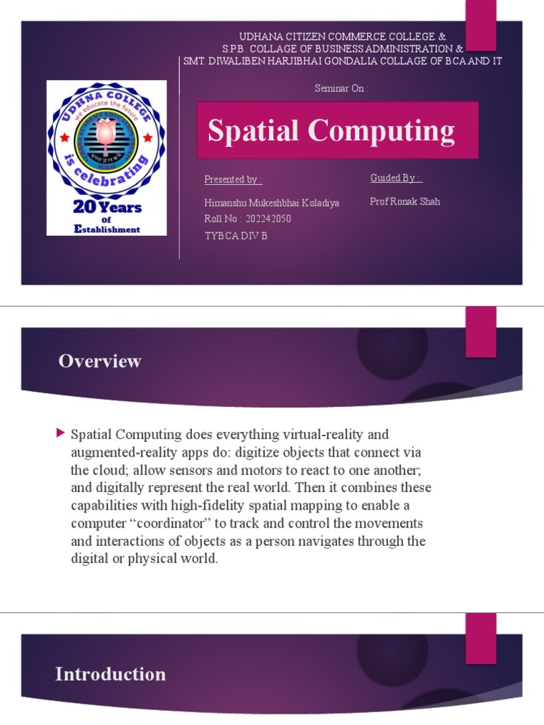 Spatial Computing - 50 | PDF | Virtual Reality | Augmented Reality