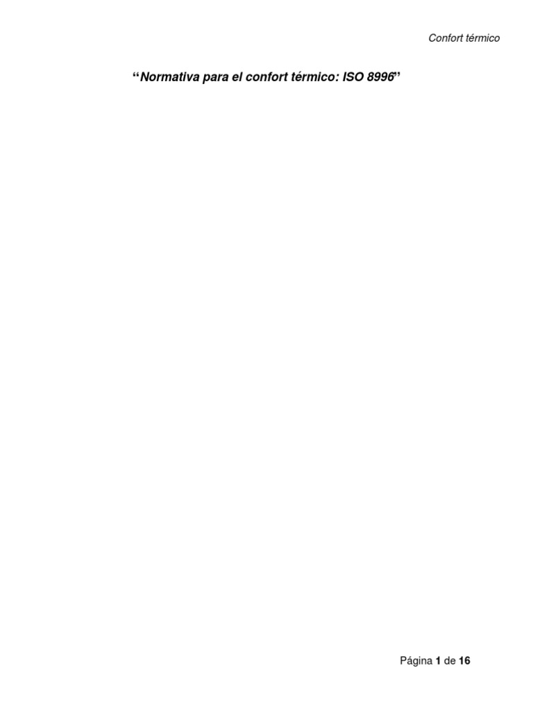 Iso 8996 | PDF | Metabolismo | Ritmo cardiaco