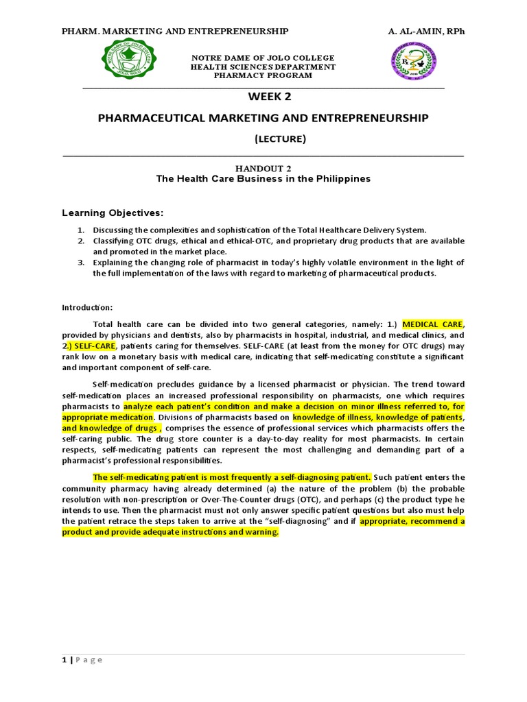 Philippines healthcare system overview | PDF | Pharmacy | Pharmacist