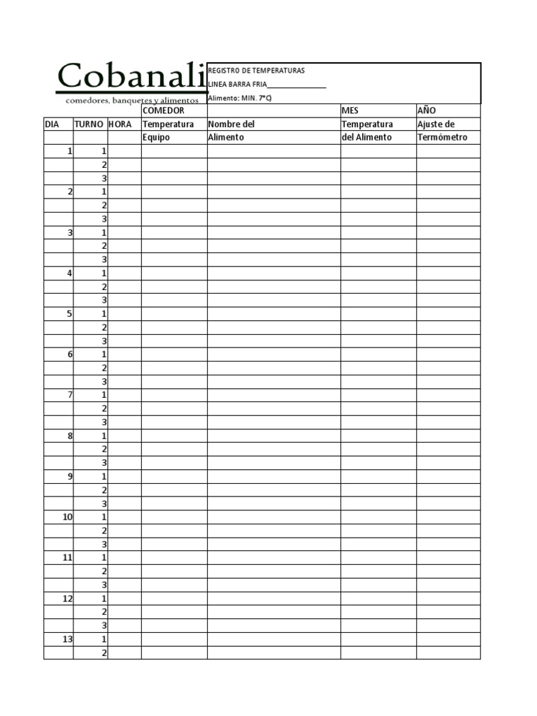 Formato Barra Fria 1 | PDF