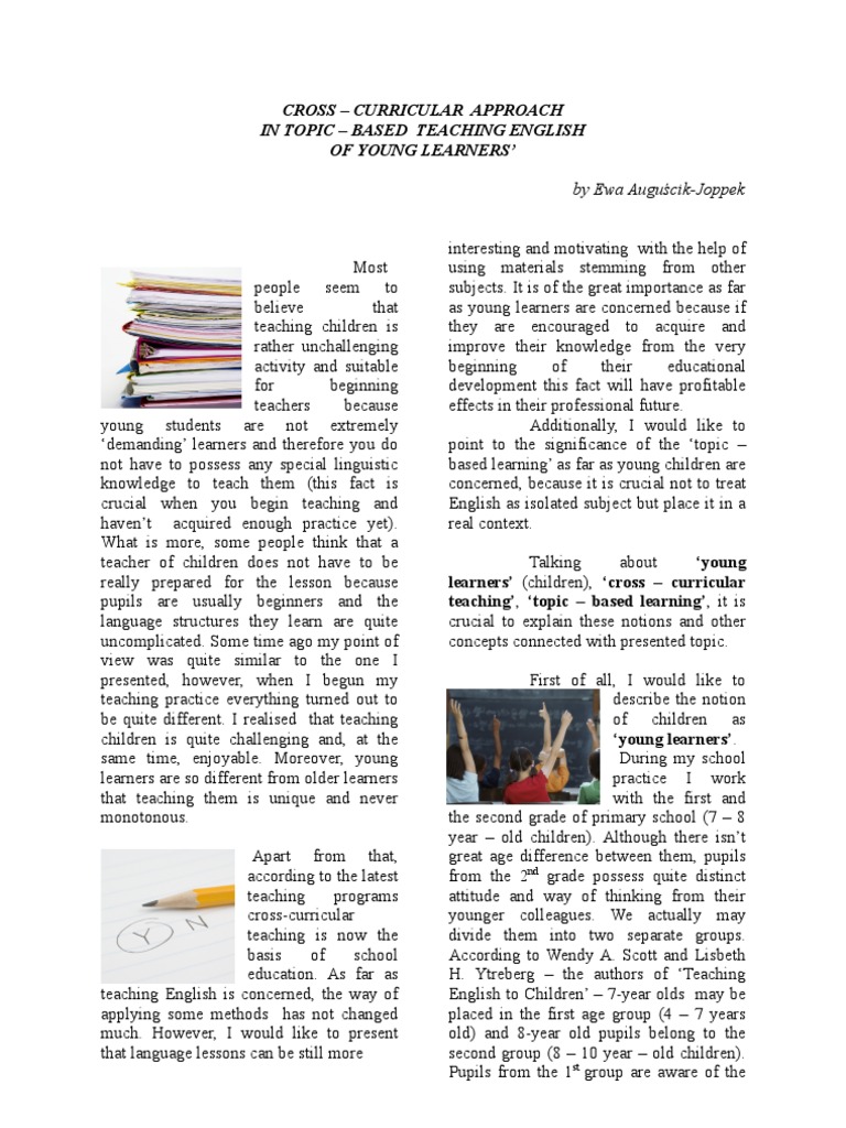 CROSS-Curricular Teaching English | PDF | Teachers | Curriculum