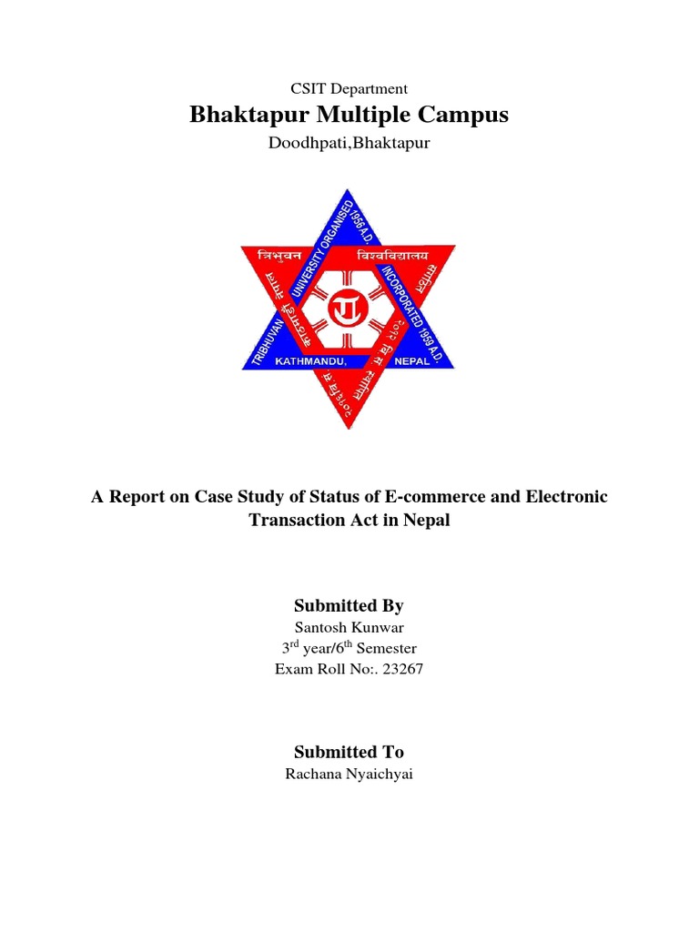 Bhaktapur Multiple Campus | PDF | E Commerce | Online Shopping