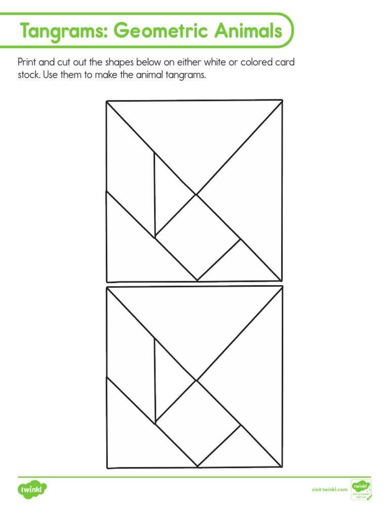 Tangrams Geometric Animals Activity Us M 2548792 - Ver - 1 | PDF ...