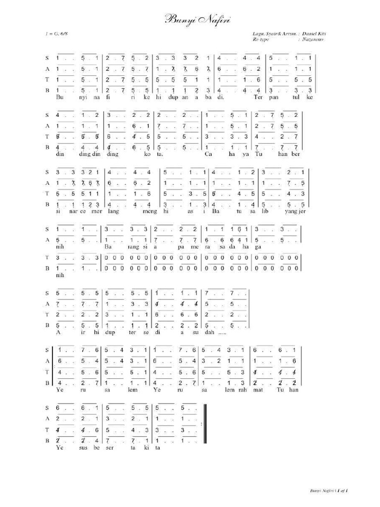 Bunyi Nafiri | PDF