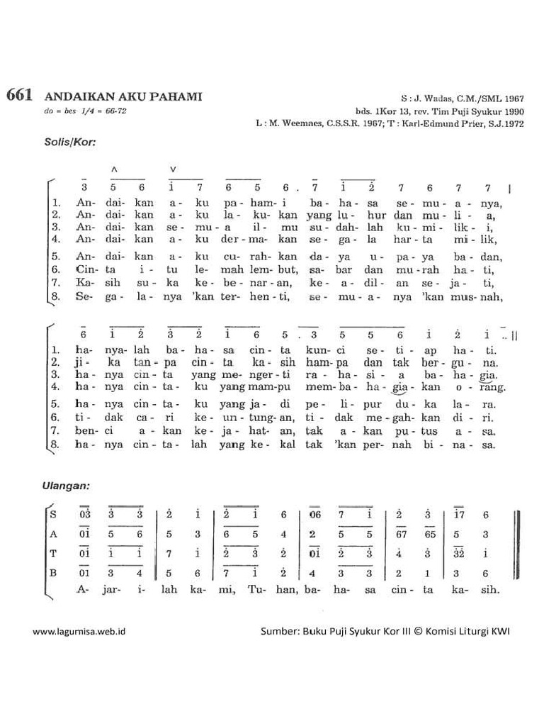 Lagu 661 | PDF