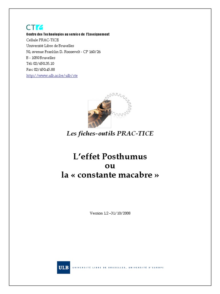 L'effet Posthumus en évaluation scolaire | PDF | Bien-être
