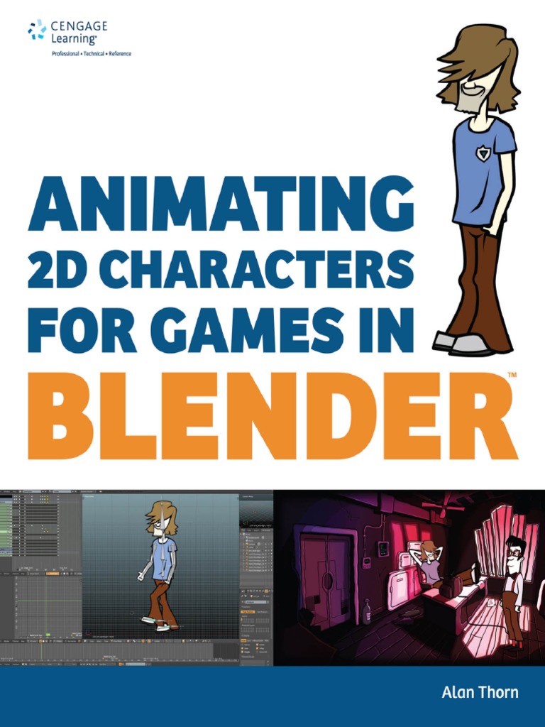 Animating 2D Characters For Games in Blender | PDF | Texture Mapping | Blender (Software)