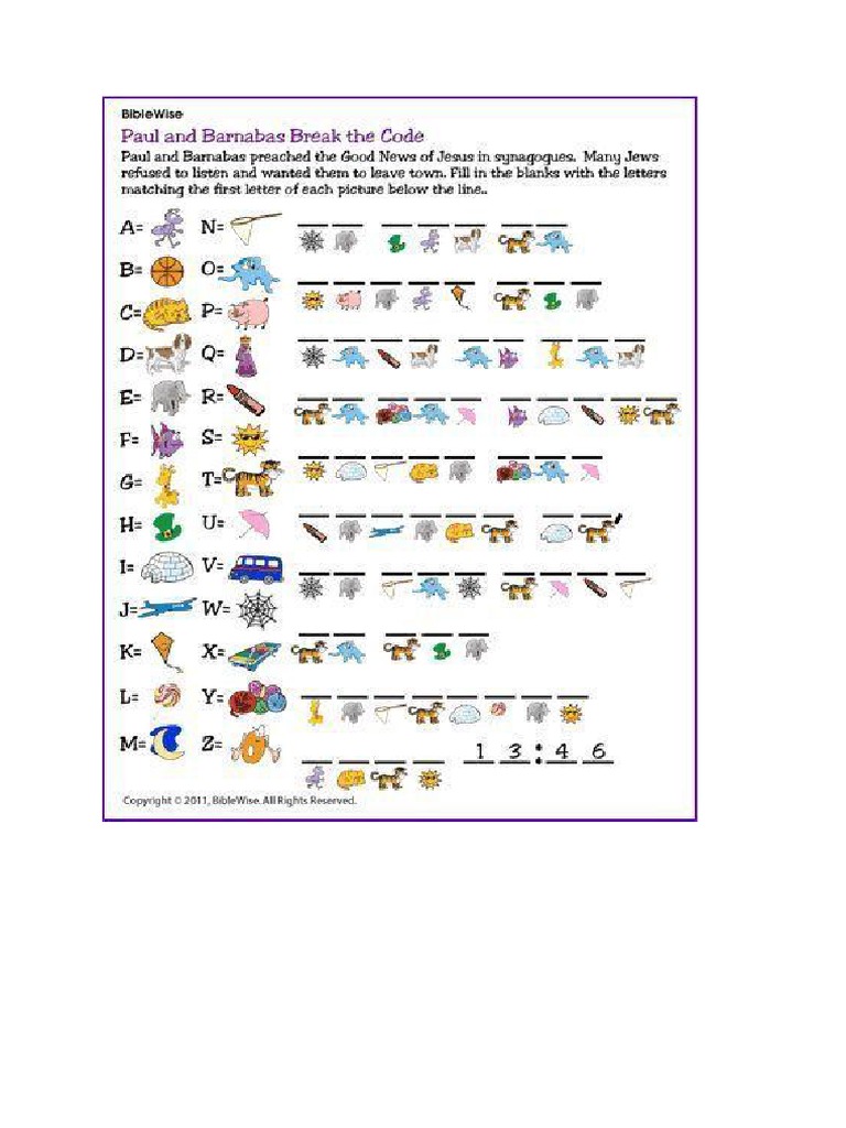 Paul and Barnabas Break The Code | PDF