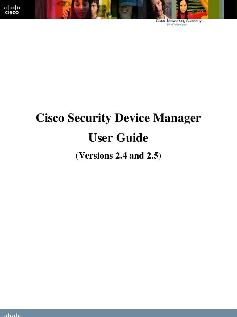 Cisco Security Device Manager User Guide: (Versions 2.4 and 2.5) | PDF ...