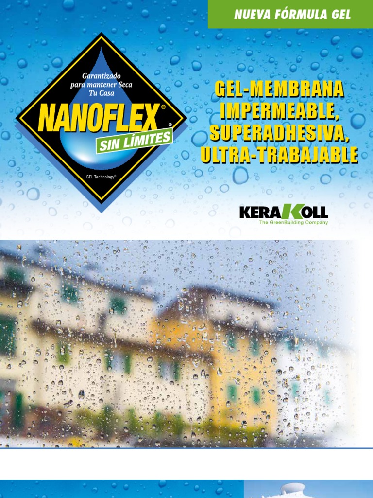 Brochure NANOFLEX No Limits 210x135 MM 2020 (Es) Per Sito | PDF | Gel | Agua