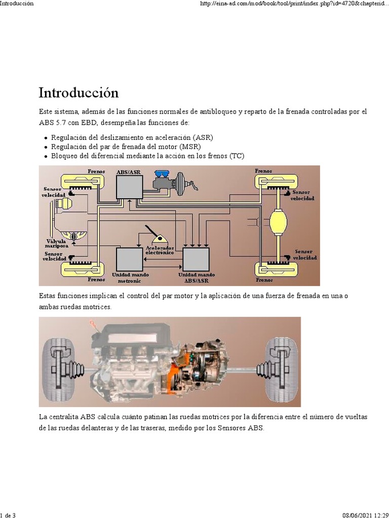 Introducción | PDF | Sistema de freno antibloqueo | Vehículos