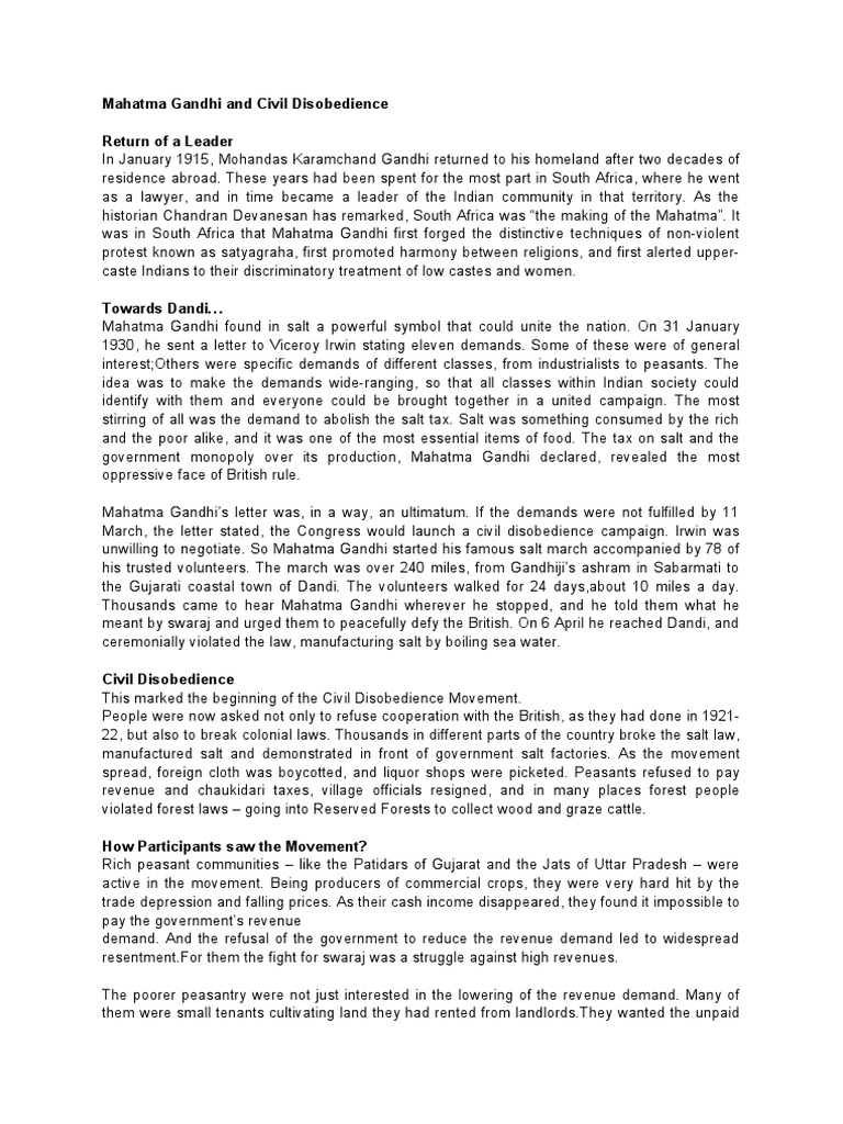 English Project | PDF | Mahatma Gandhi