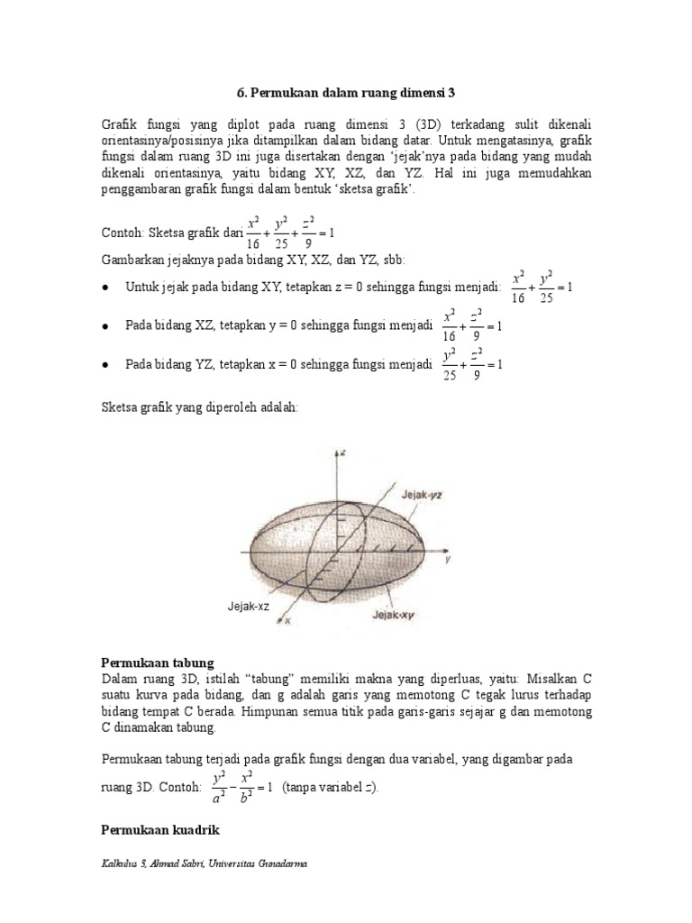 06 Permukaan Dalam Dimensi 3 | PDF