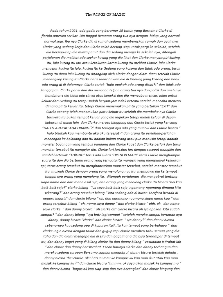 The Wings of Magic | PDF