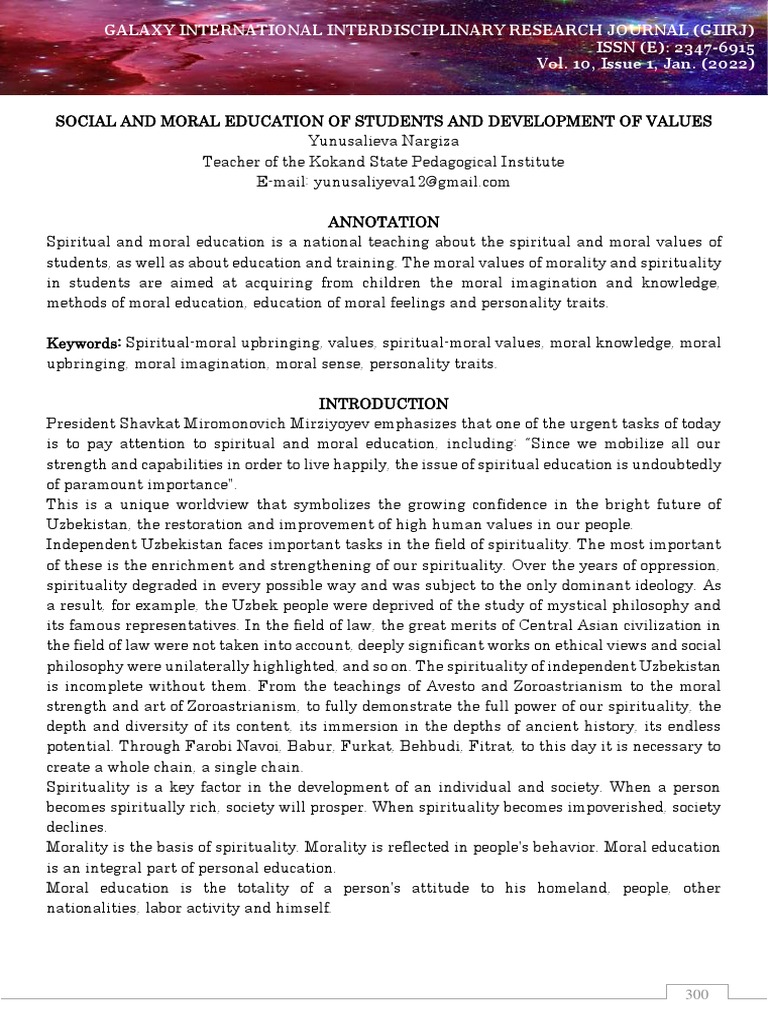 Galaxy International Interdisciplinary Research Journal (Giirj) ISSN (E ...