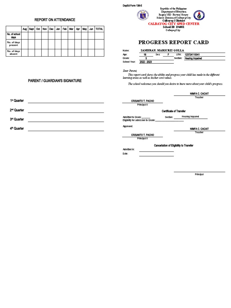 Card Template | PDF | Learning | Behavioural Sciences