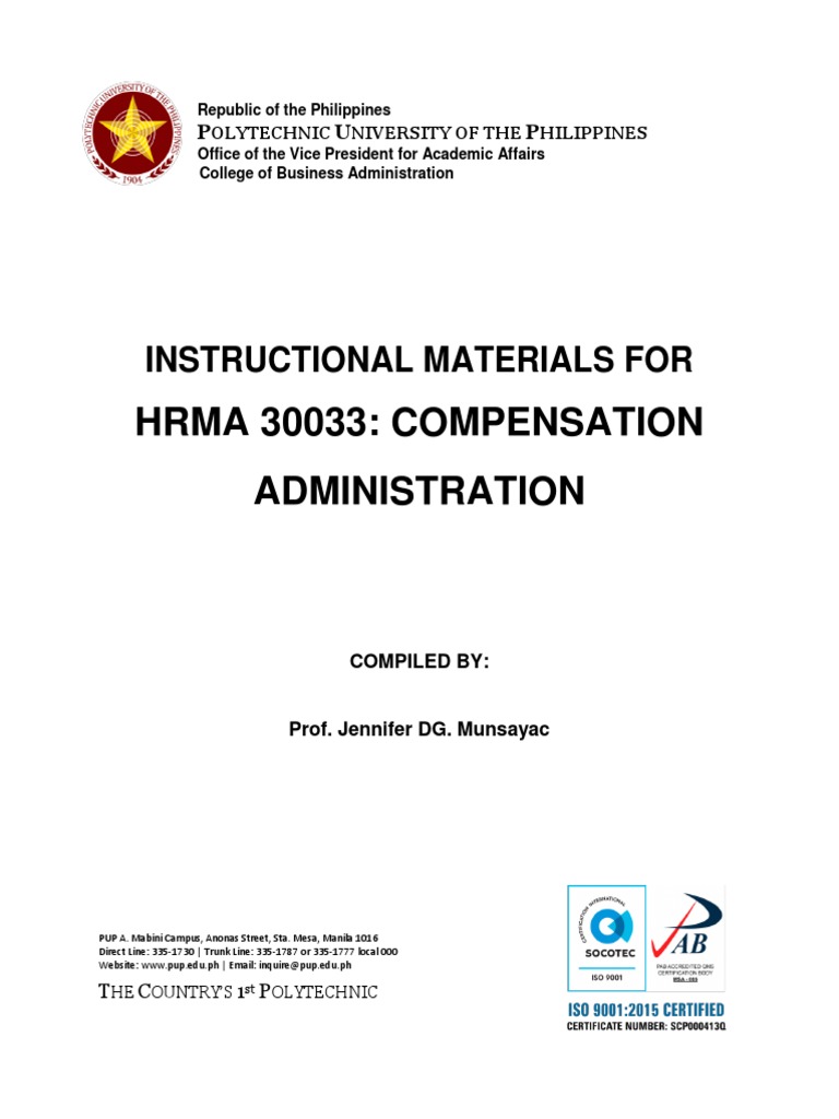 Compensation Administration Overview | PDF | Cost Of Living | Employment