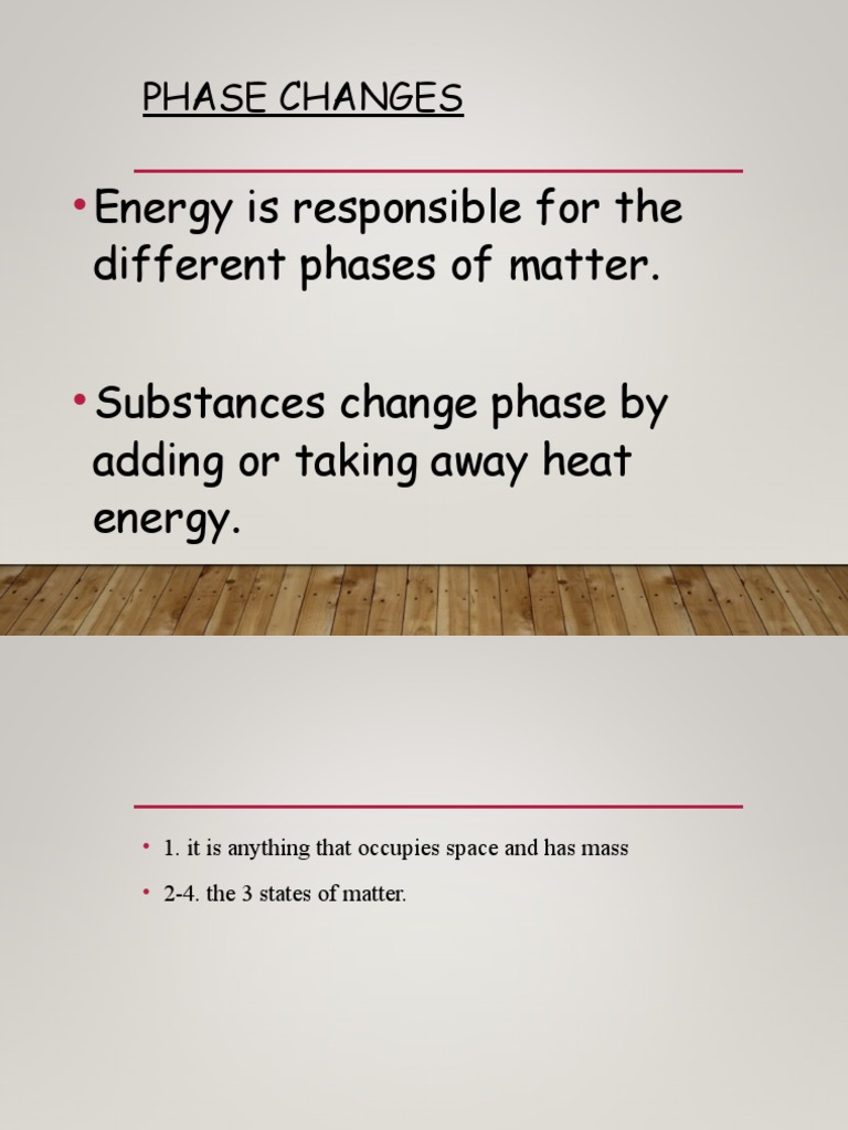 The Phases of Matter: Exploring Changes of State Through Heating and ...