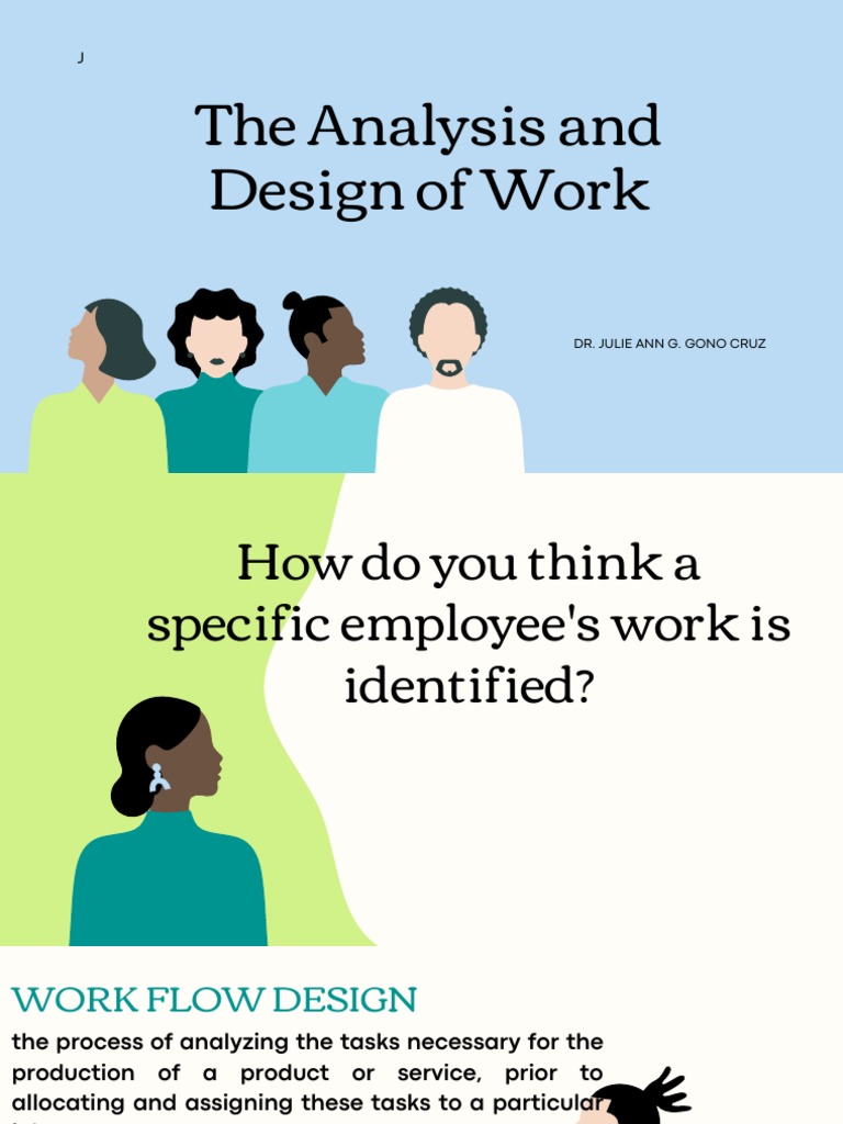 Work Analysis and Job Design Essentials | PDF | Recruitment | Human ...