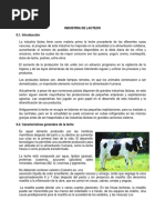 Mapa Conceptual. Derivados Lacteos | PDF | Leche | Productos lácteos
