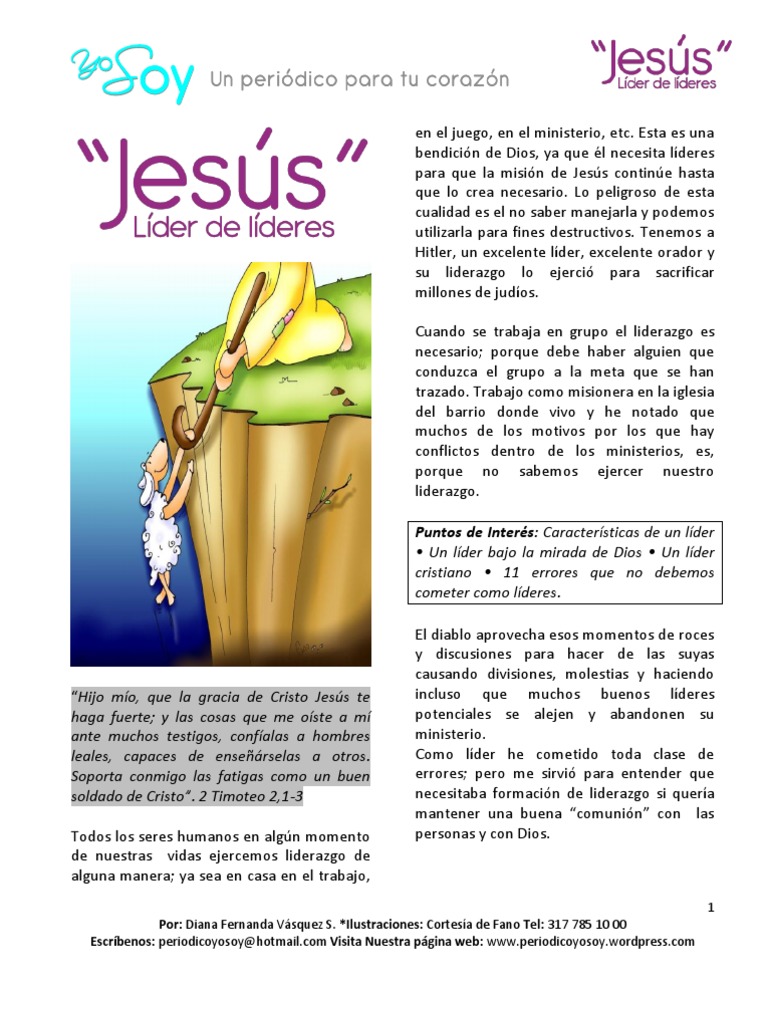 Jesús, Líder de Líderes | PDF | Liderazgo | Cristo (título)