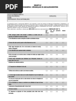 Questionário SNAP-IV para TDAH Infantil | PDF | Transtorno de déficit ...