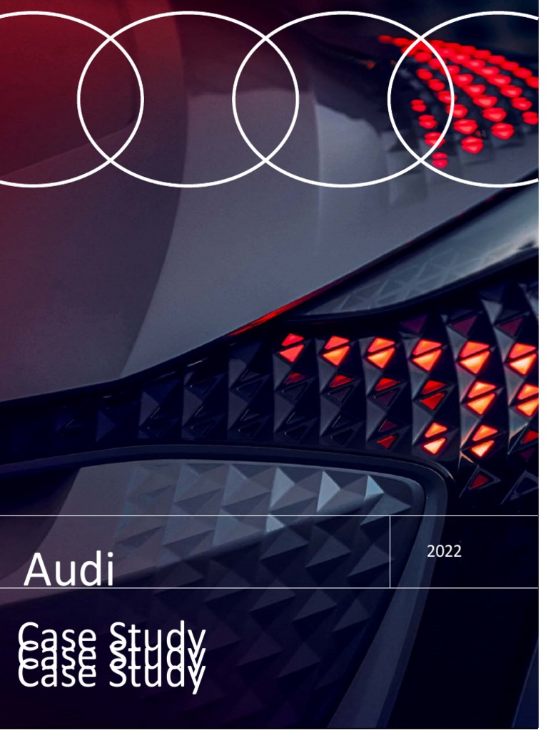 Audi Case Study | PDF | Net Present Value | Customer