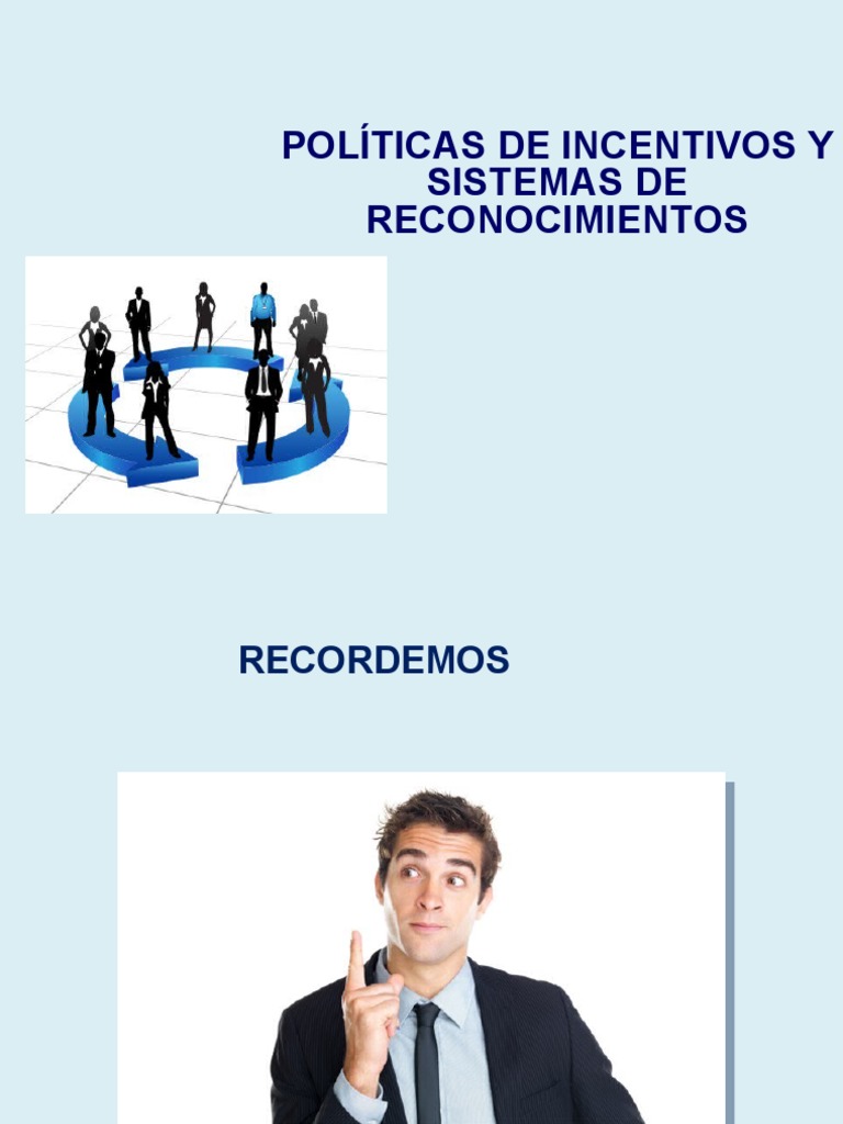 03 Politicas de Incentivos y Sistemas de | PDF | Gestión de recursos humanos | Salario