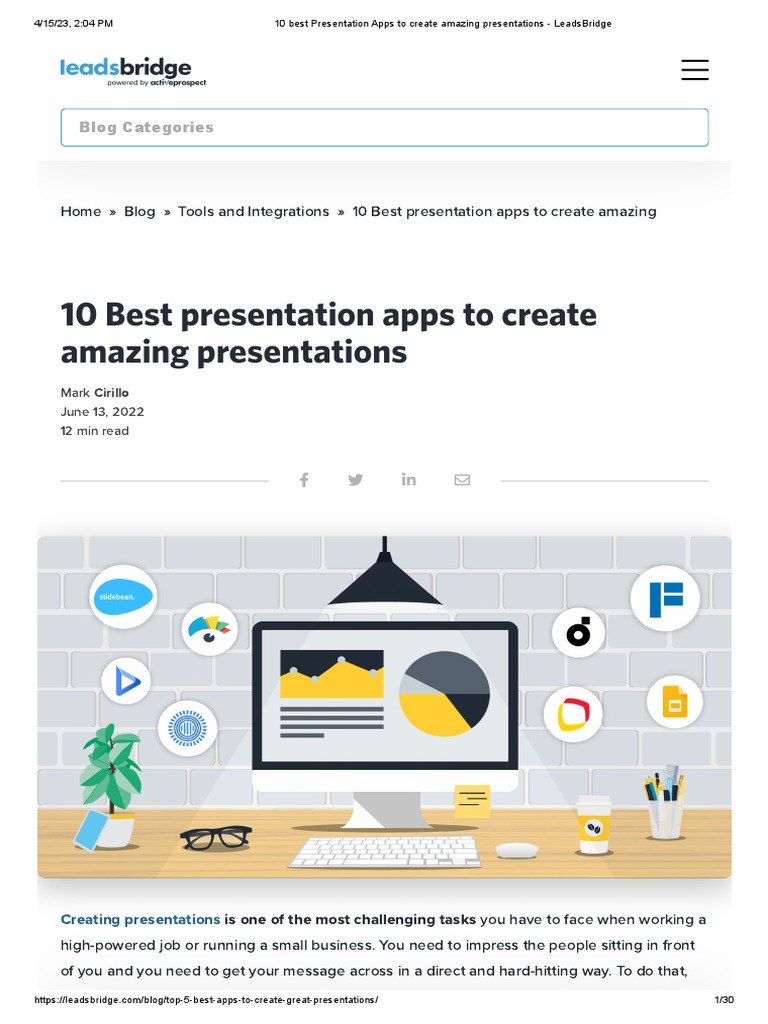 10 Best Presentation Apps To Create Amazing Presentations: Blog ...