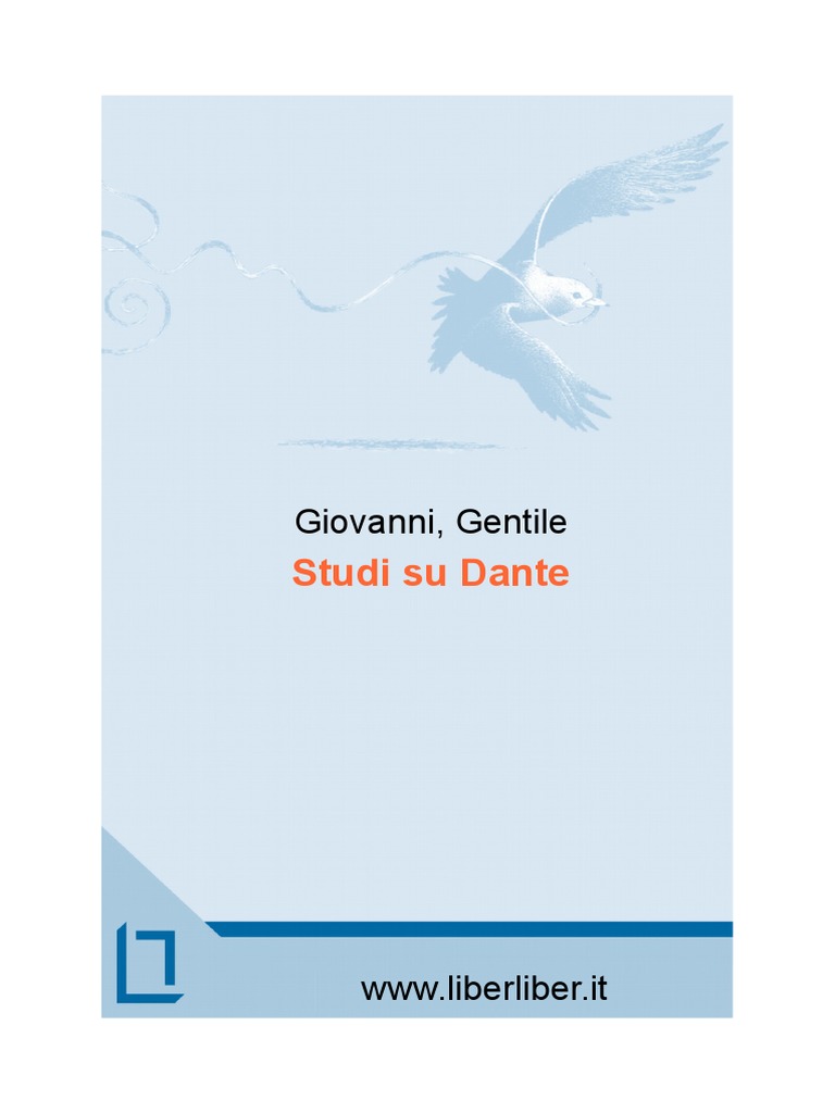 Gentile Studi Su Dante | PDF