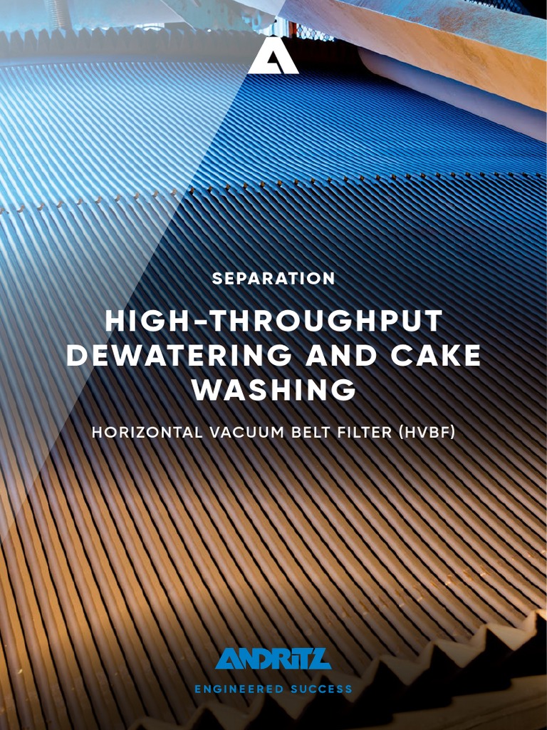 High-Throughput Dewatering and Cake Washing: Separation | PDF ...