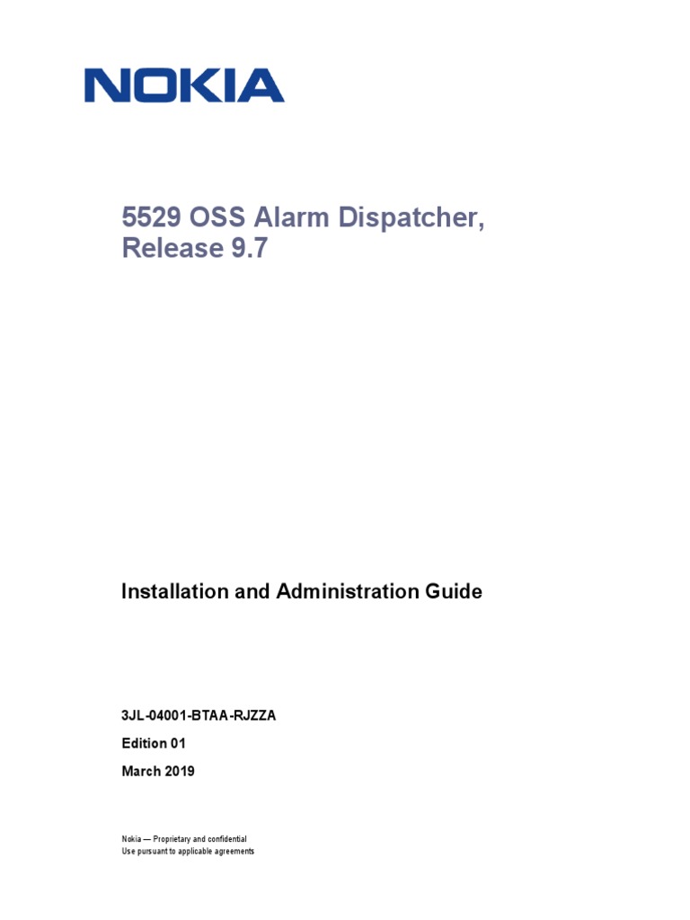 3JL04001BTAARJZZA01 - V1 - 5529 OAD Release 9.7 Installation and ...