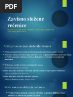 Vjezba - ZAVISNO SLOZENE RECENICE | PDF