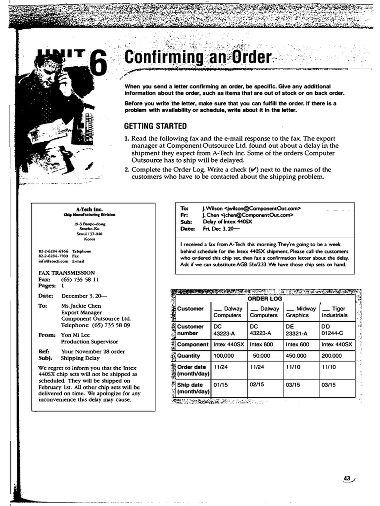 Giorgi Dvalidze Unit 6 Business - Correspondence - A - Guide - To ...
