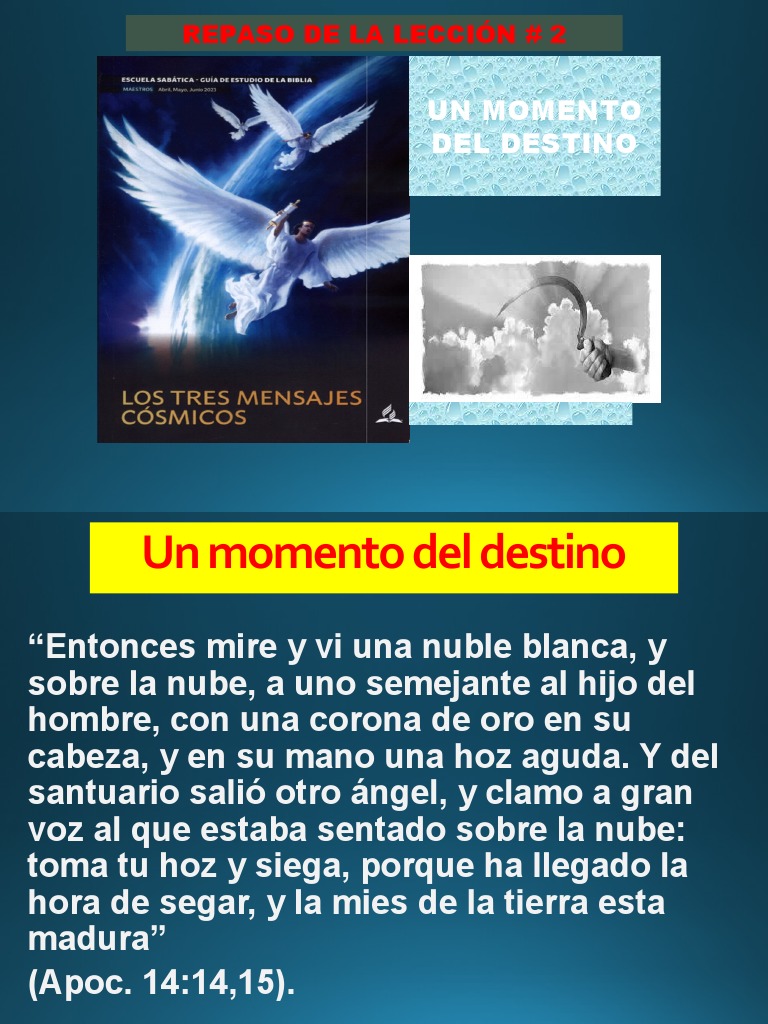 Un Momento Del Destino: Repaso de La Lección # 2 | PDF | Religión y ...