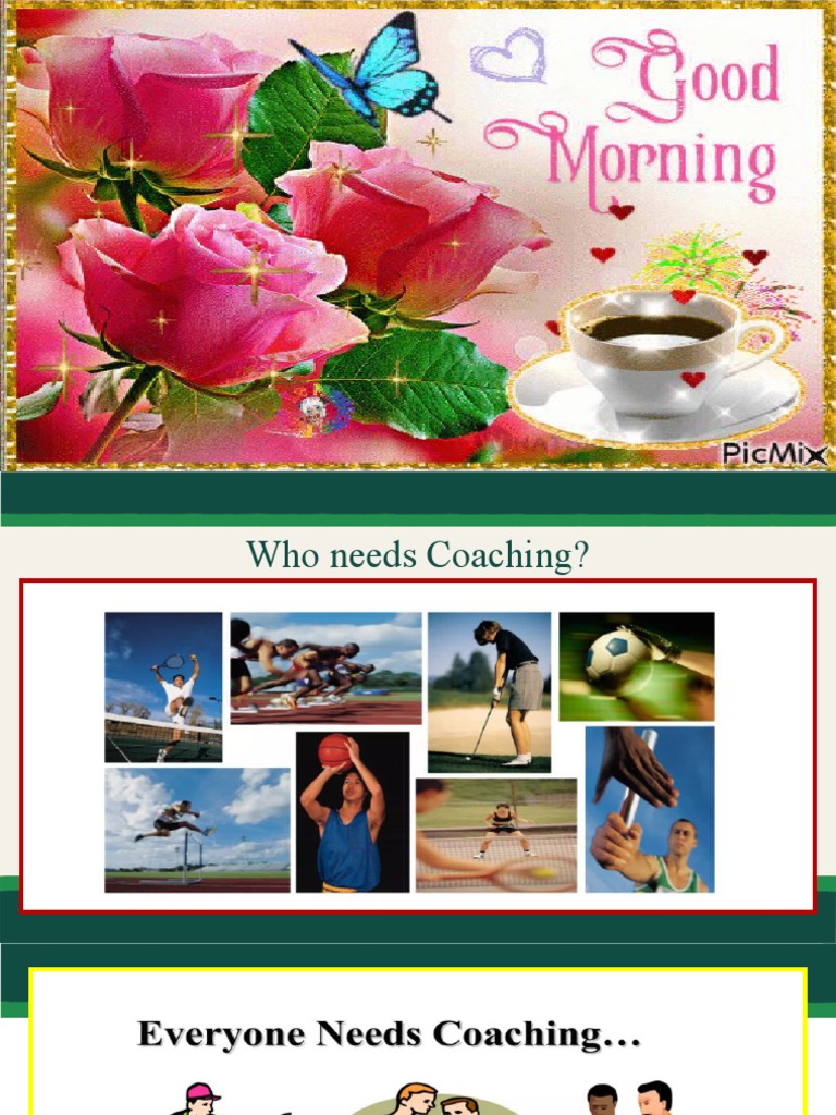 Elements of Effective Coaching | PDF | Goal | Thought
