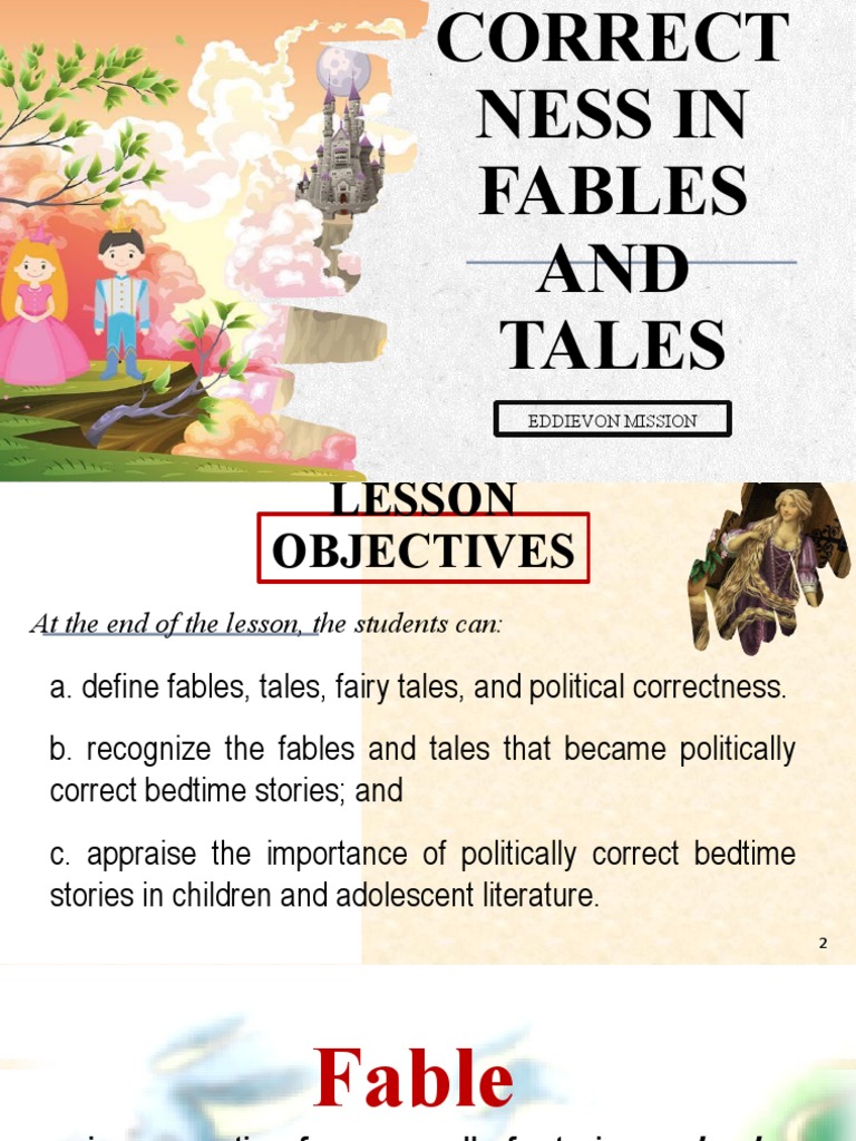 Political Correctness in Fables and Tales | PDF