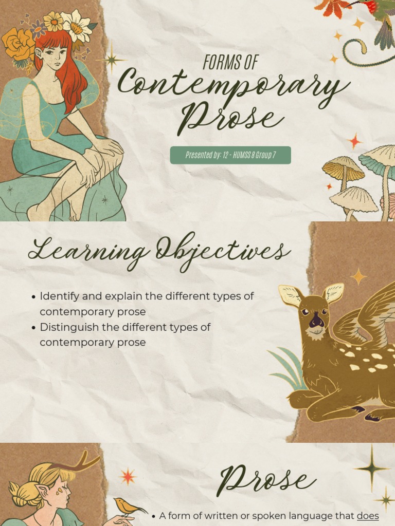 Forms of Contemporary Prose | PDF | Folklore | Narrative