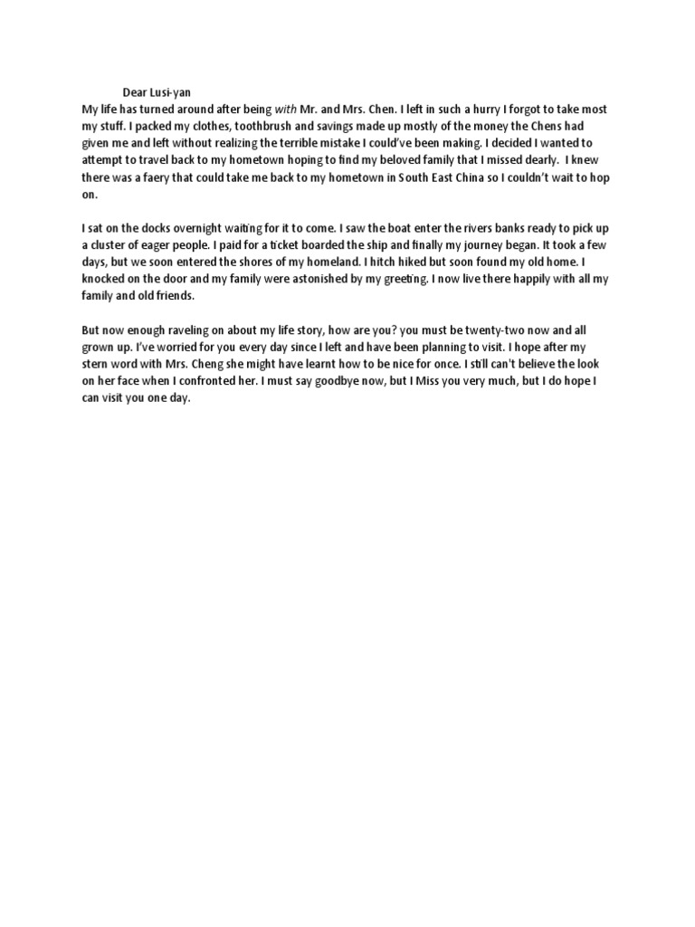 Spilled Water Letter Presentation by Drew Clarke | PDF