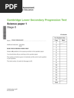 Science Iprimary Edexcel Past Paper June 2021 | PDF | Breathing | Oxygen