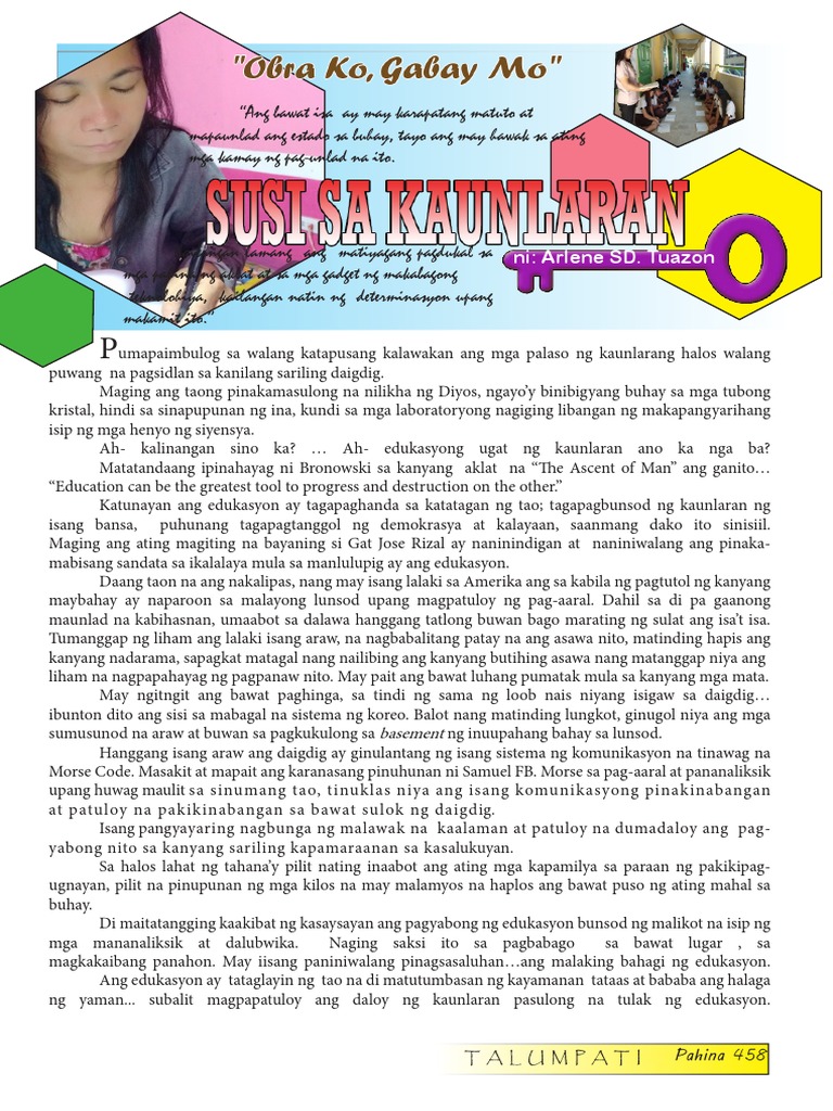 Ni: Arlene SD. Tuazon: Basement | PDF