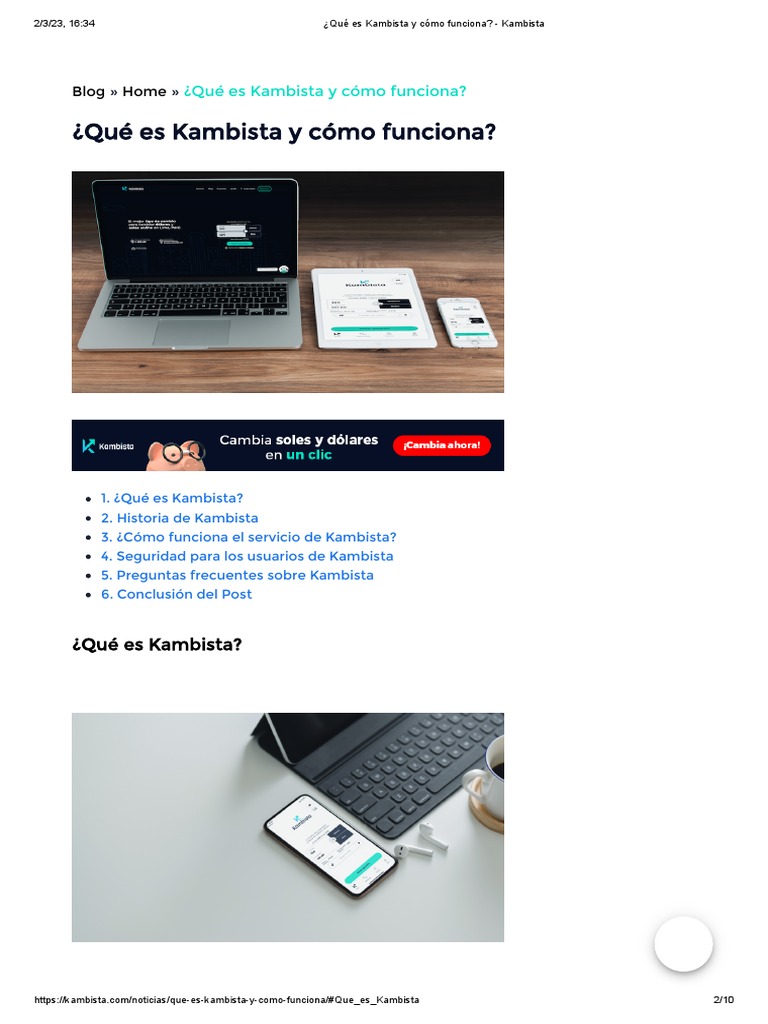 ¿Qué Es Kambista y Cómo Funciona - Kambista | PDF | Bancos | Transferencia bancaria